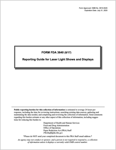 U.S. laser laws and regulations